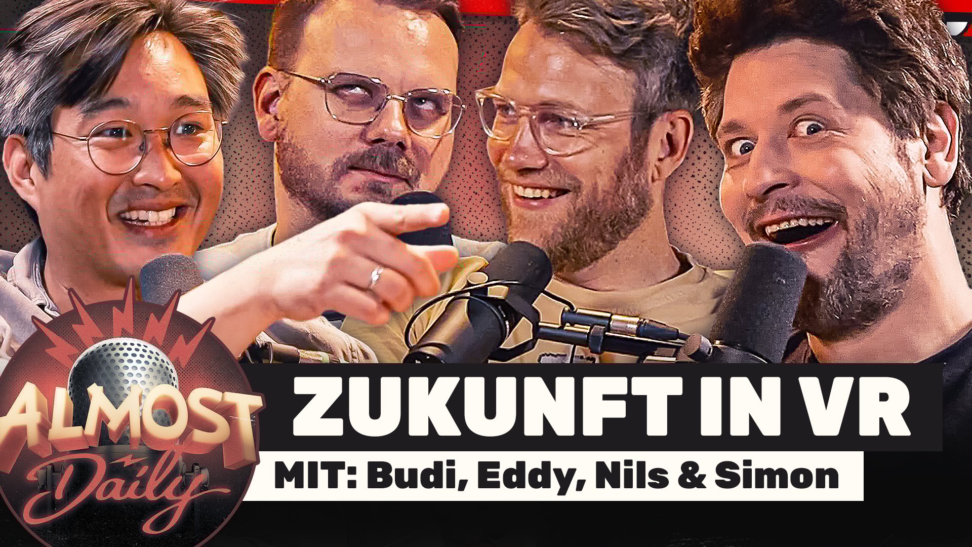 ZUKUNFT IN VR | Almost Daily #485 mit Budi, Eddy, Nils & Simon • Rocket ...