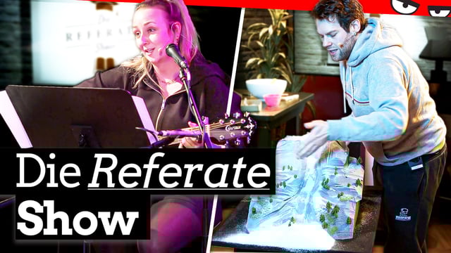 Die Referate Show | Florentin vs. Tobi vs. Janina vs. Marah • Rocket ...