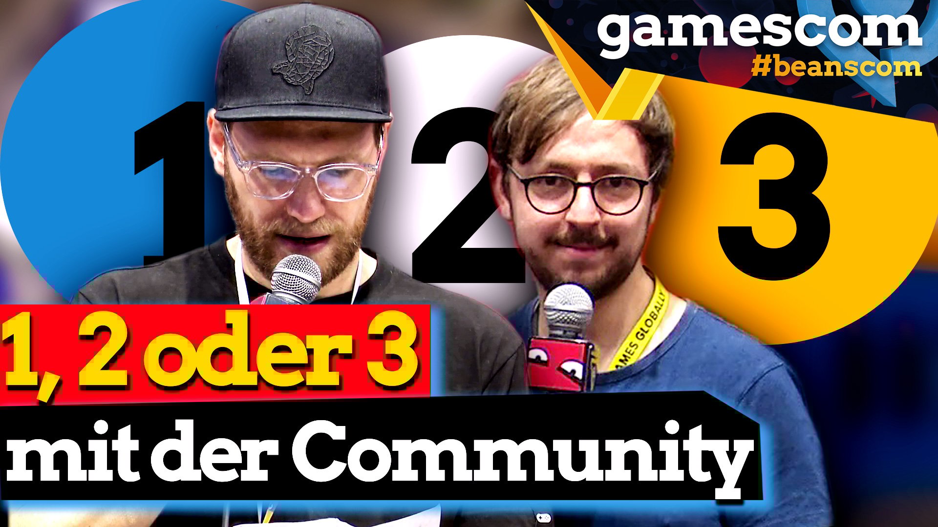 Wir spielen 1, 2 oder 3 mit der Community | gamescom 2019 • Rocket Beans TV