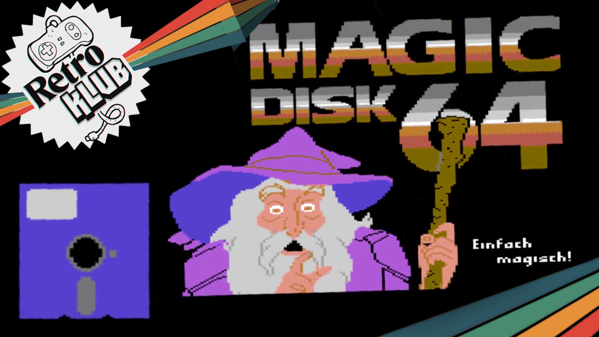C64-Diskmagazine wie GameOne & Magic Disk 64 | Retro Klub • Rocket Beans TV