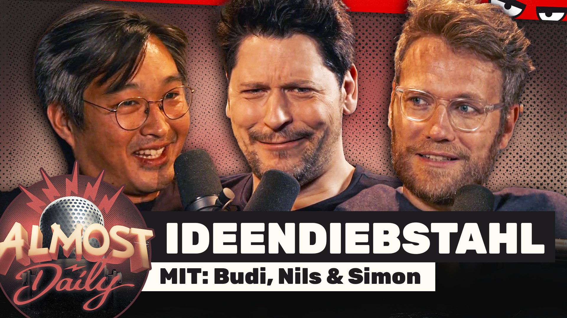IDEENDIEBSTAHL | Almost Daily #486 mit Budi, Nils & Simon • Rocket Beans TV