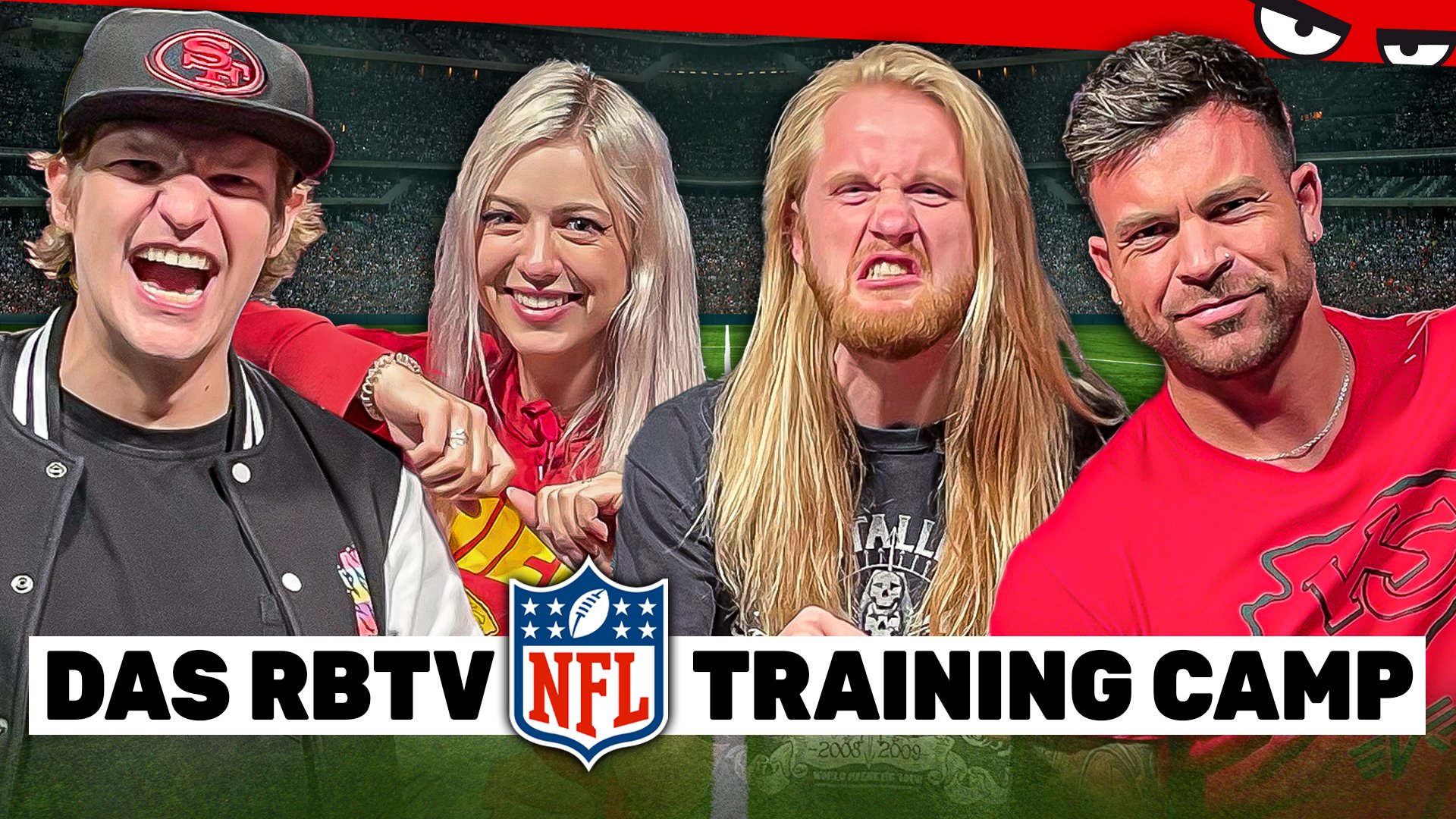 Das RBTV NFL Training Camp – präsentiert von Cyberport mit Farbenfuchs ...