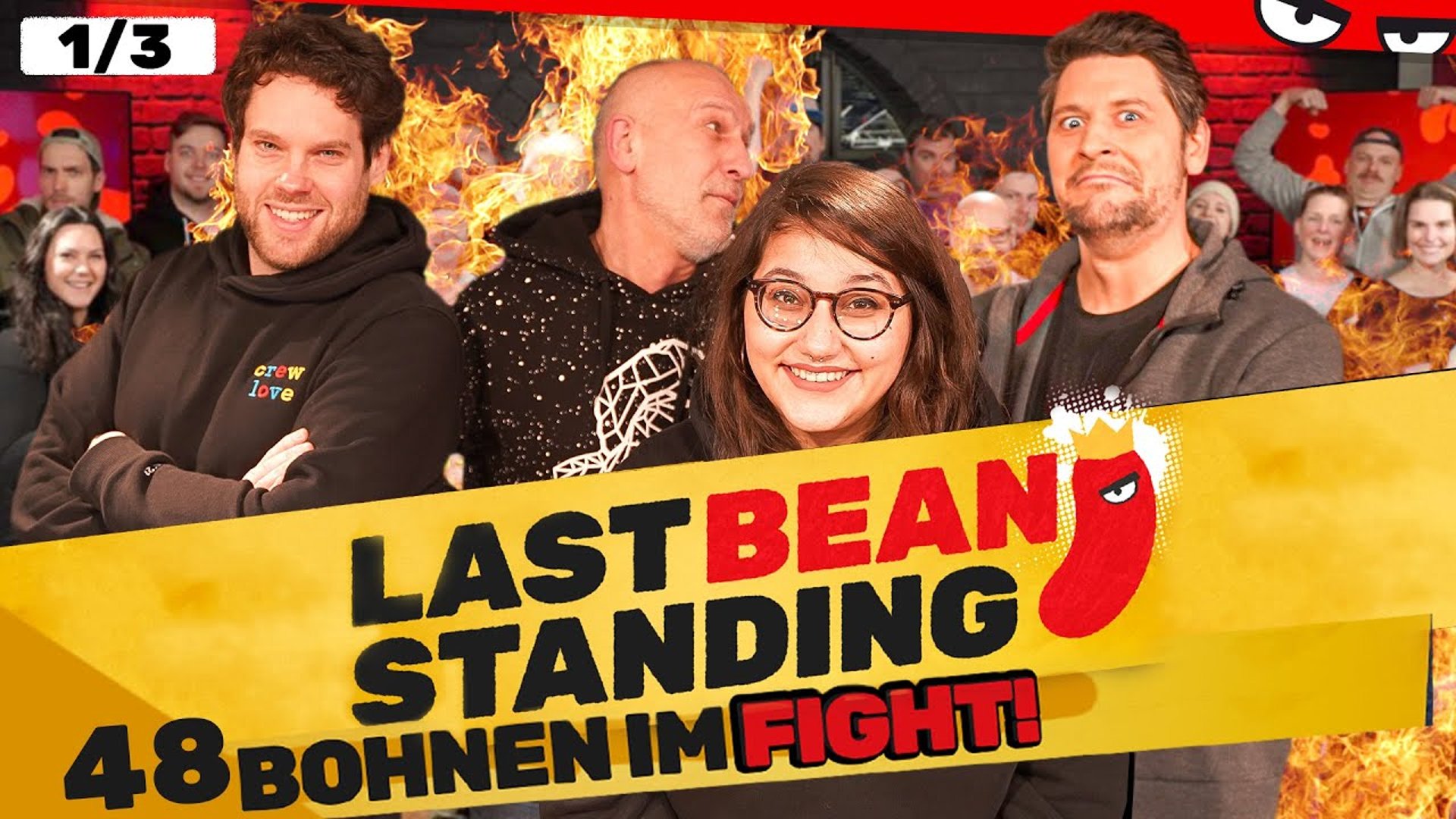 LAST BEAN STANDING - 48 Bohnen, 3 Tage Battle, nur ein Mensch gewinnt | Tag 1 • Rocket Beans TV