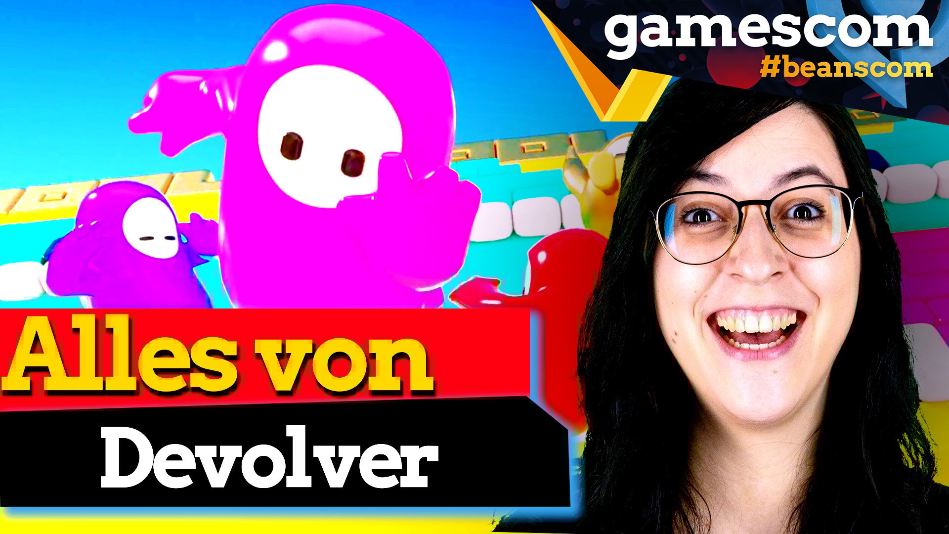 Devolver Digital GC Line Up: Fall Guys: Ultimate Knockout + Heave Ho | gamescom 2019 • Rocket ...