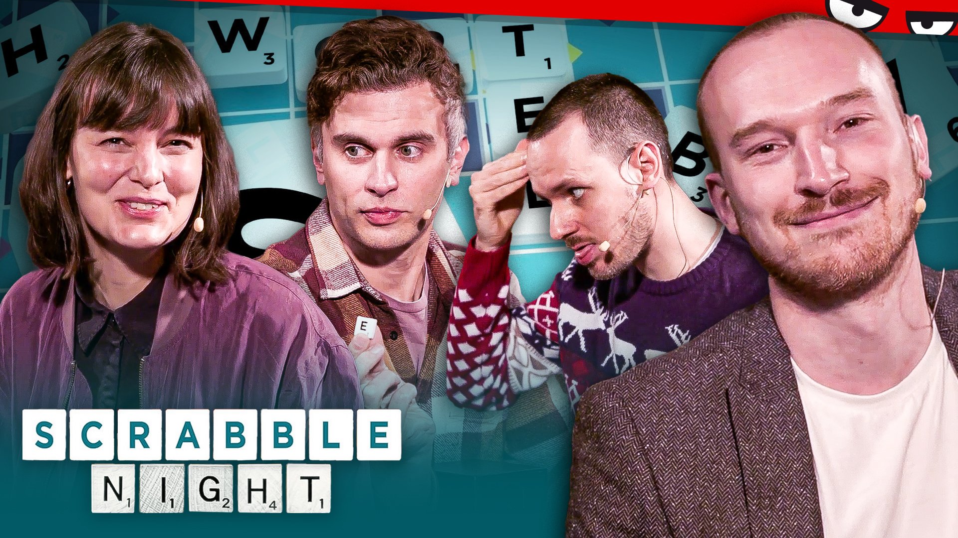 SENSATION bei der Scrabble Night? Lisa, Fabian, Lars & Tobi kämpfen um ...