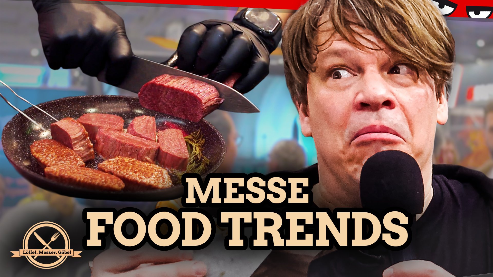 STEAK aus dem 3D Drucker?! Colin futtert sich durch die Food-Messe ...